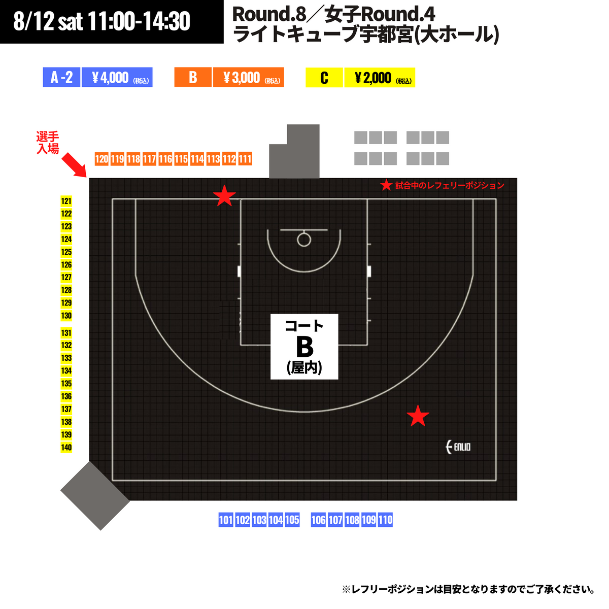 2023/8/12(土)11:00～Round.8＆女子Round.4（ライトキューブ宇都宮） – 3x3.EXE OFFICIAL STORE